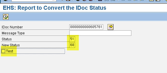 Conversion of IDoc Status | GANESH SAP SCM