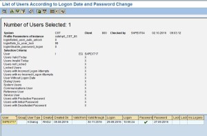 What is the T Code to see the last SAP Logon details of a User ...