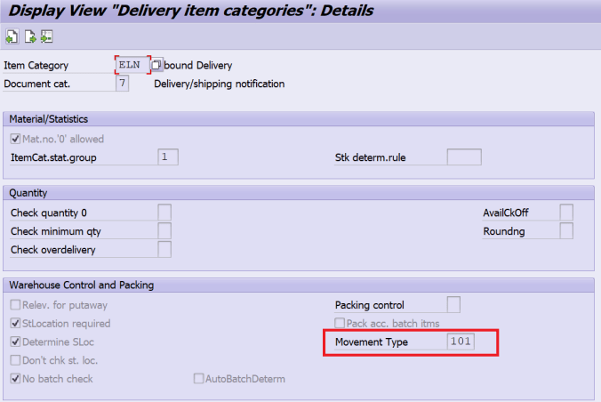 How to find the linkage of a Movement Type and Delivery Type in SAP ...