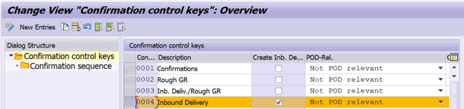 Configuration to link the Delivery types with Purchase Orders and Sales ...